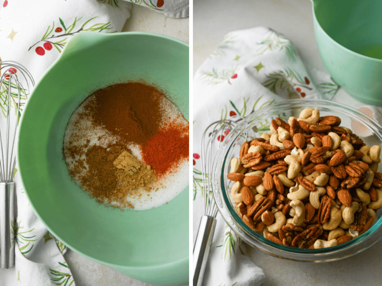 Sweet Spicy Christmas Nuts - Garlic & Zest