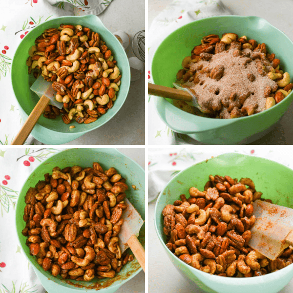 Sweet Spicy Christmas Nuts - Garlic & Zest
