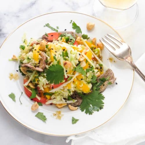 Lime Beef Salad - Garlic & Zest