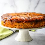 Cranberry Pear Upside Down Cake - Garlic & Zest