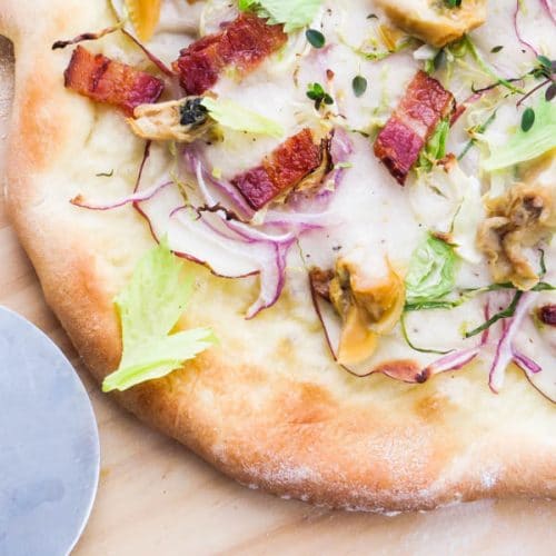 New England Clam Chowda Pizza - Garlic & Zest