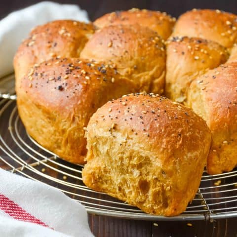 Anadama Rolls - Garlic & Zest