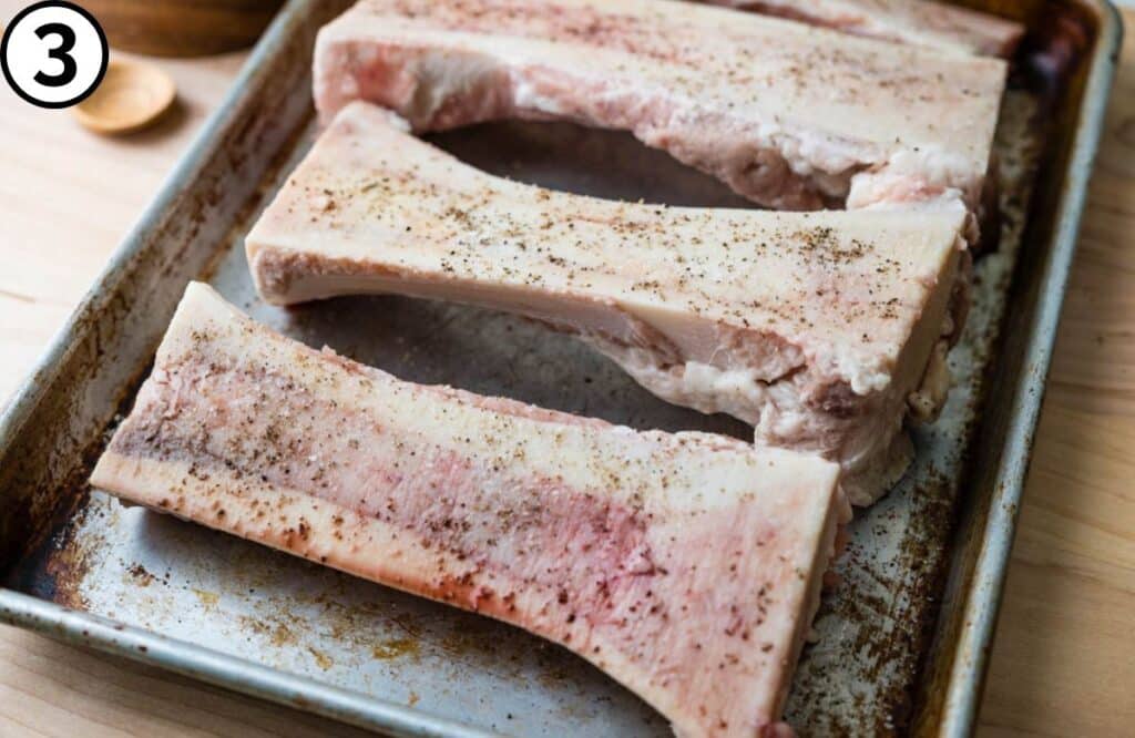 Roasted Beef Bone Marrow Appetizer - Garlic & Zest