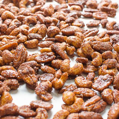 Mexican Hot Chocolate Spiced Nuts - Garlic & Zest
