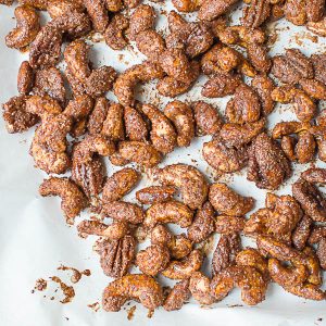 Mexican Hot Chocolate Spiced Nuts - Garlic & Zest