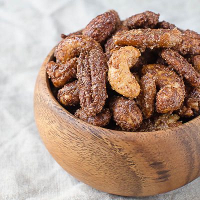 Mexican Hot Chocolate Spiced Nuts - Garlic & Zest
