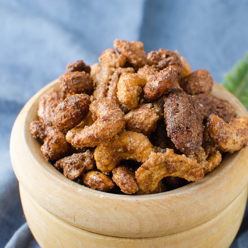 Mexican Hot Chocolate Spiced Nuts - Garlic & Zest