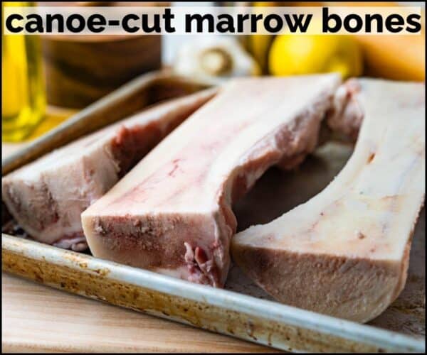 Roasted Beef Bone Marrow Appetizer - Garlic & Zest