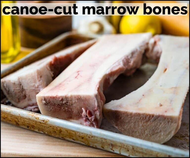 Roasted Beef Bone Marrow Appetizer - Garlic & Zest