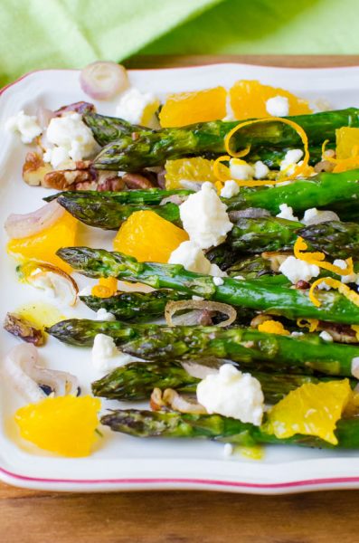 Roasted Baby Asparagus - Garlic & Zest