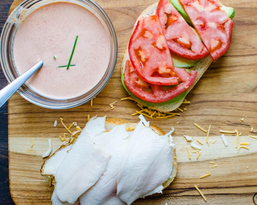 Chicken Panini with Sweet Red Pepper Aioli - Garlic & Zest