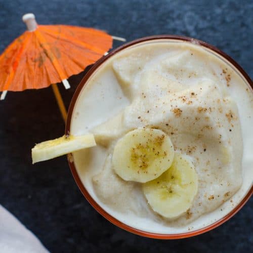 Banana Cabana - A Caribbean Drink - Garlic & Zest