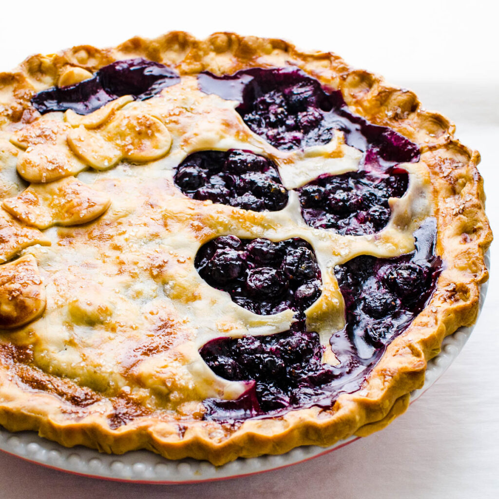 Homemade Blueberry Pie - Garlic & Zest