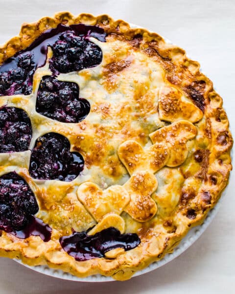 Homemade Blueberry Pie - Garlic & Zest