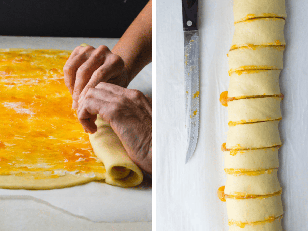 Apricot Sweet Rolls - Garlic & Zest