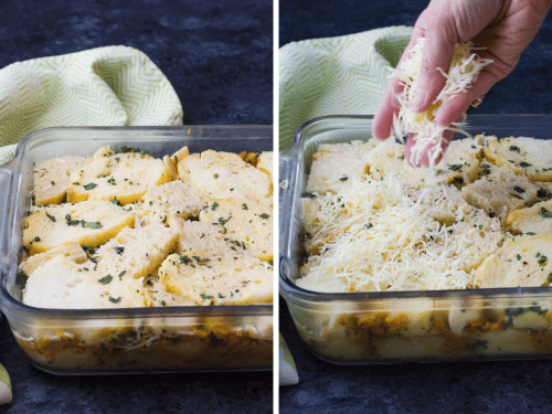 Sweet Potato and Apple Strata - Garlic & Zest