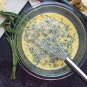Sweet Potato and Apple Strata - Garlic & Zest