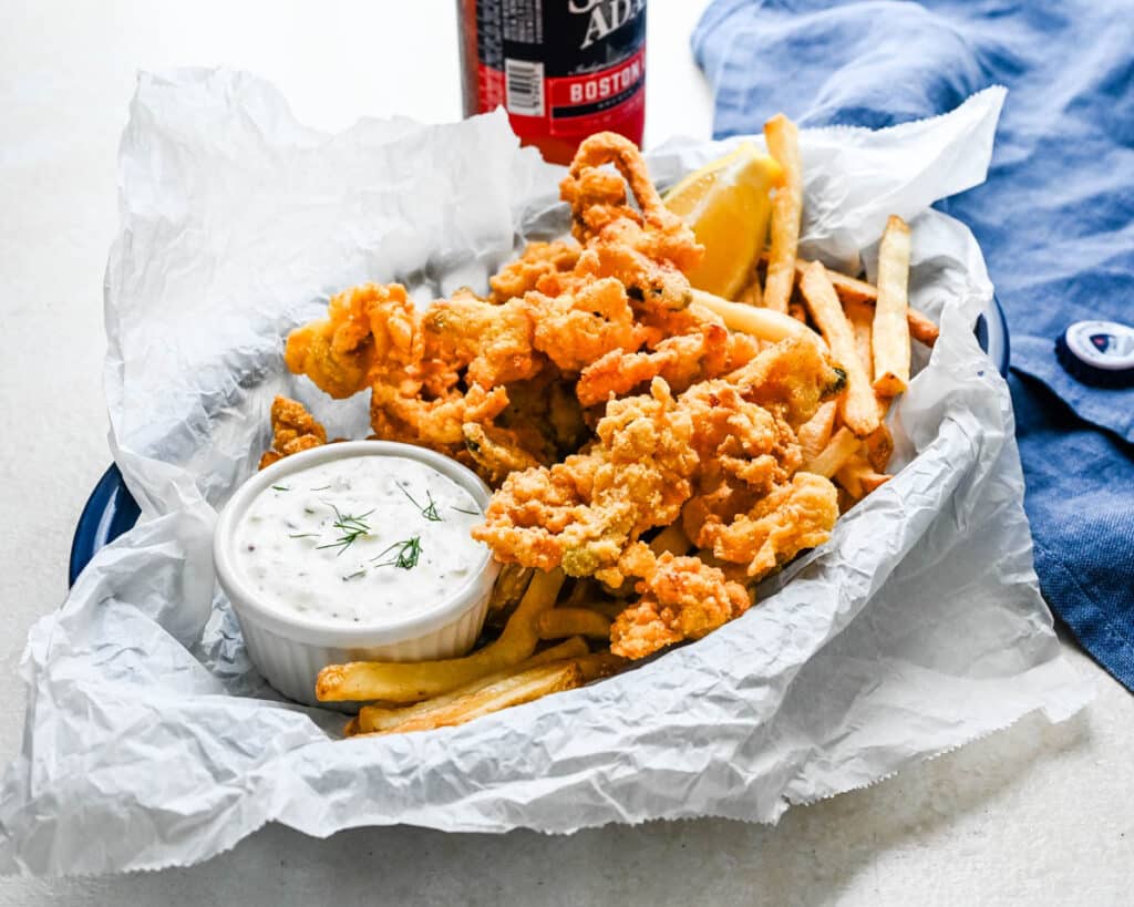 Crispy Fried Clams Recipe - Garlic & Zest