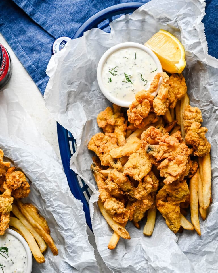 Crispy Fried Clams Recipe - Garlic & Zest