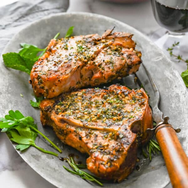 Restaurant-Style Grilled Veal Chops - Garlic & Zest
