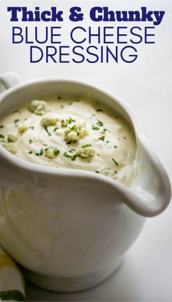 Chunky Blue Cheese Dressing - Garlic & Zest