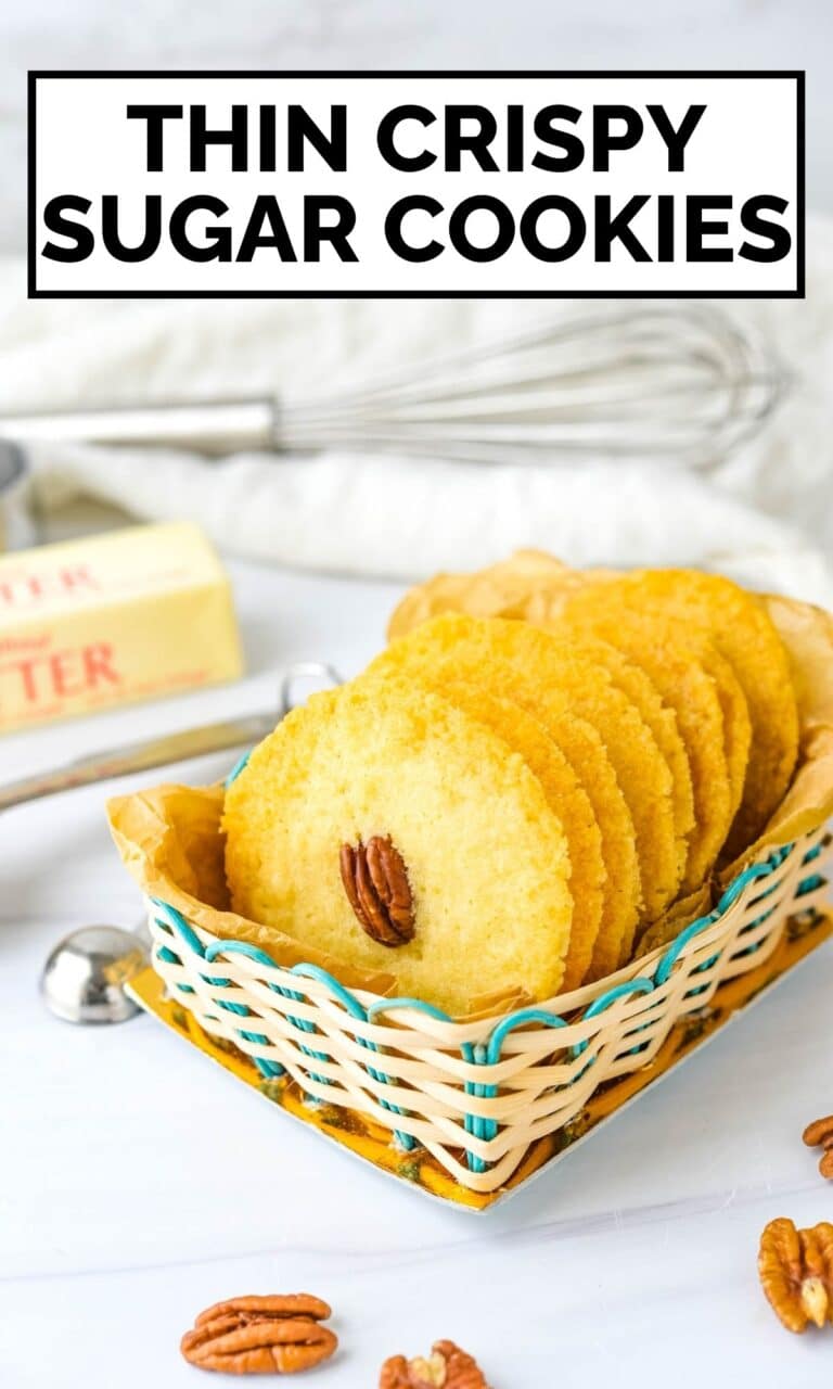 Thin & Crispy Sugar Cookies - Garlic & Zest