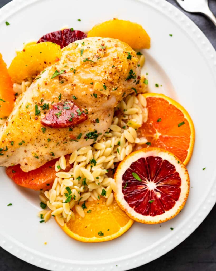 French Orange Dijon Chicken - Garlic & Zest