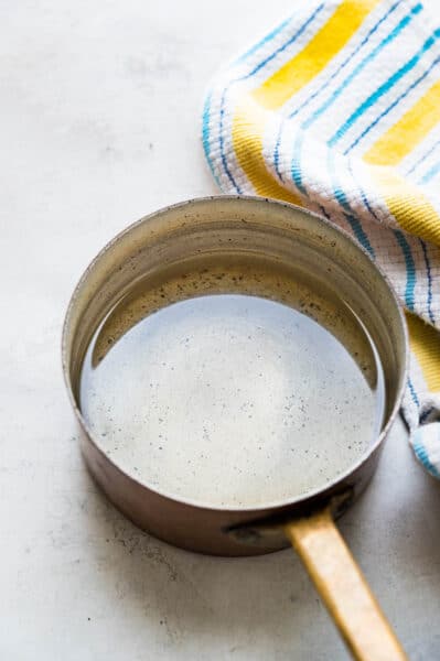 How To Make Simple Syrup (a.k.a. sugar syrup) - Garlic & Zest
