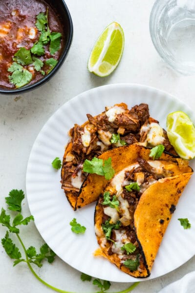 Quesabirria Tacos - Garlic & Zest