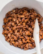 Crunchy Candied Almonds with Cinnamon Sugar - Garlic & Zest