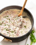 Classic Creamed Chipped Beef on Toast (S.O.S.) - Garlic & Zest