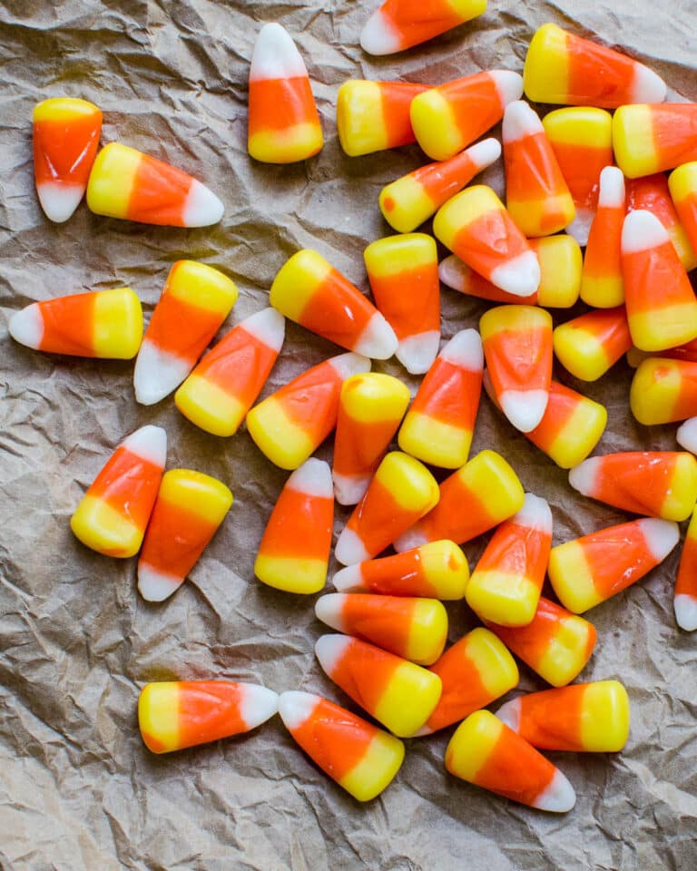 Candy Corn and Peanuts (fall snack mix) - Garlic & Zest