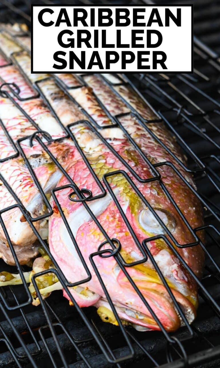 Caribbean Grilled Yellowtail Snapper - Garlic & Zest