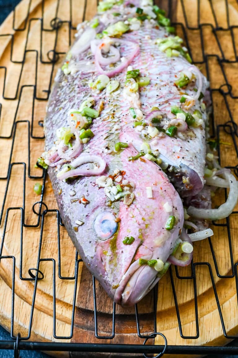Caribbean Grilled Yellowtail Snapper - Garlic & Zest