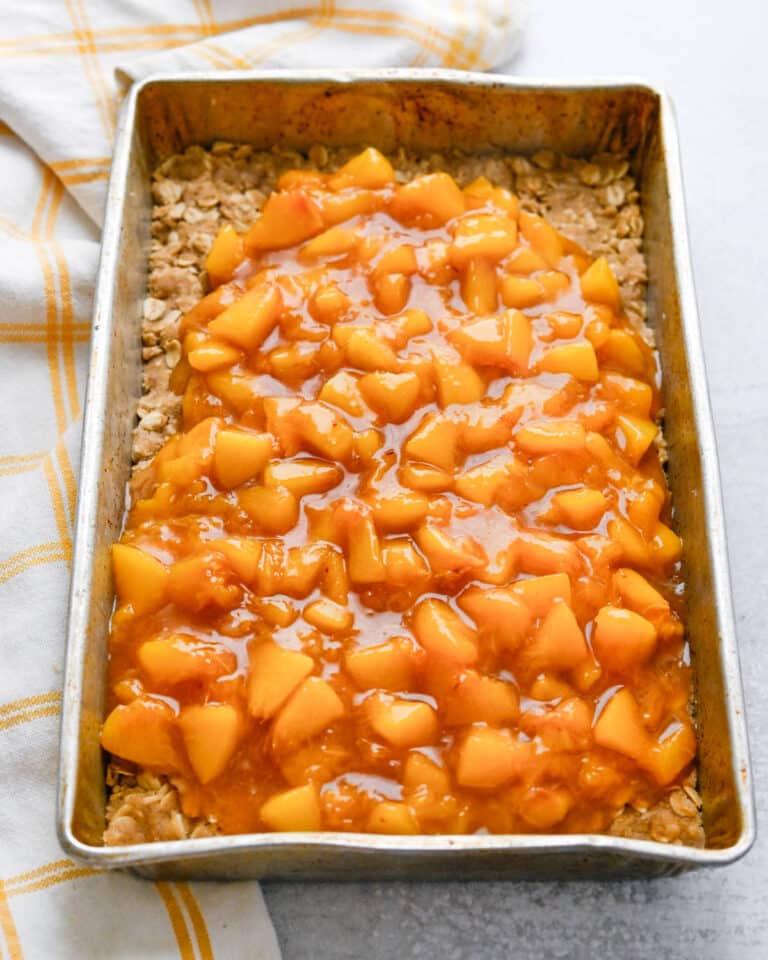 Fresh Peach Bars - Garlic & Zest