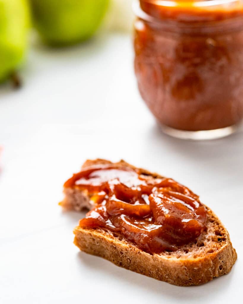 Spiced Pear Butter with Honey - Garlic & Zest
