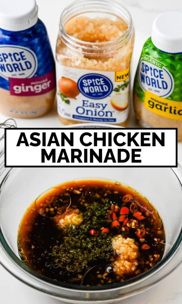 Asian chicken marinade - Garlic & Zest