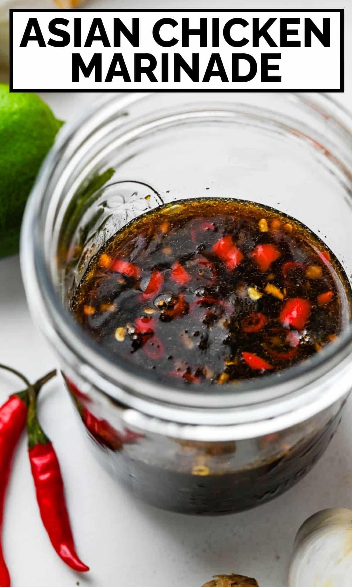 Asian chicken marinade - Garlic & Zest