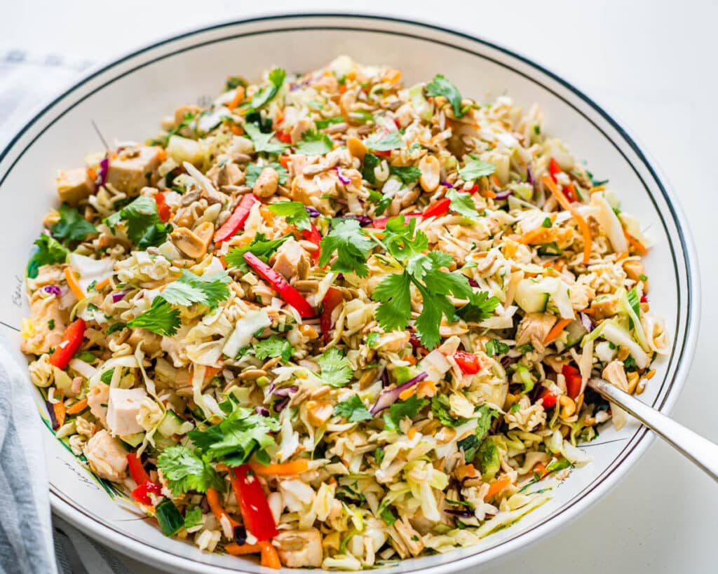 Crunchy Chinese Chicken Salad - Garlic & Zest