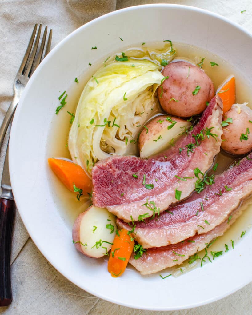 Corned Beef Brisket Recipe - Garlic & Zest