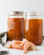 Easy Shrimp Stock - Garlic & Zest