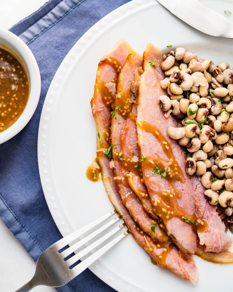 Baked Ham Shank Recipe - Garlic & Zest