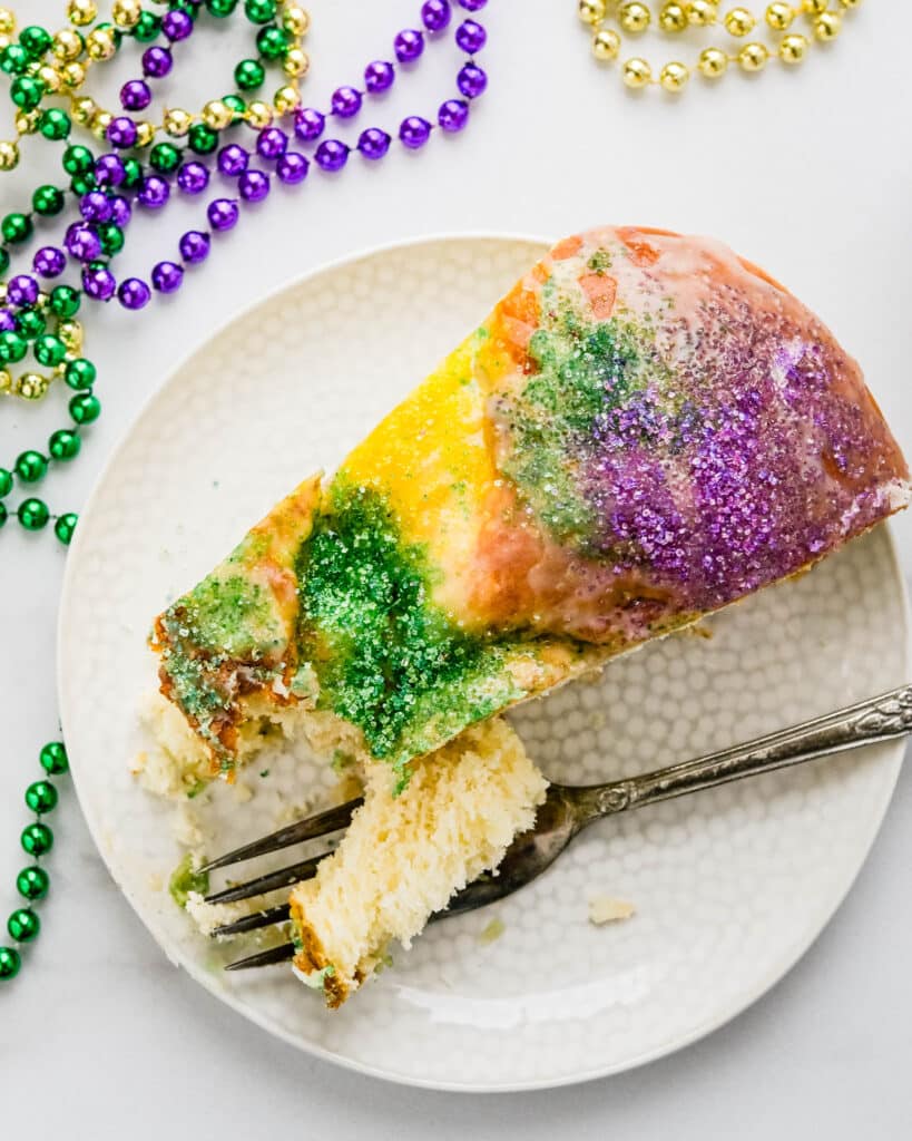 Mardi Gras King Cake Recipe - Garlic & Zest