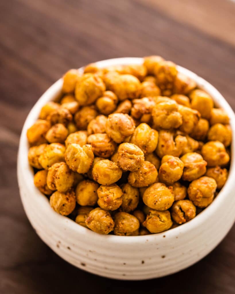 Oven-Roasted Chick Peas - Garlic & Zest