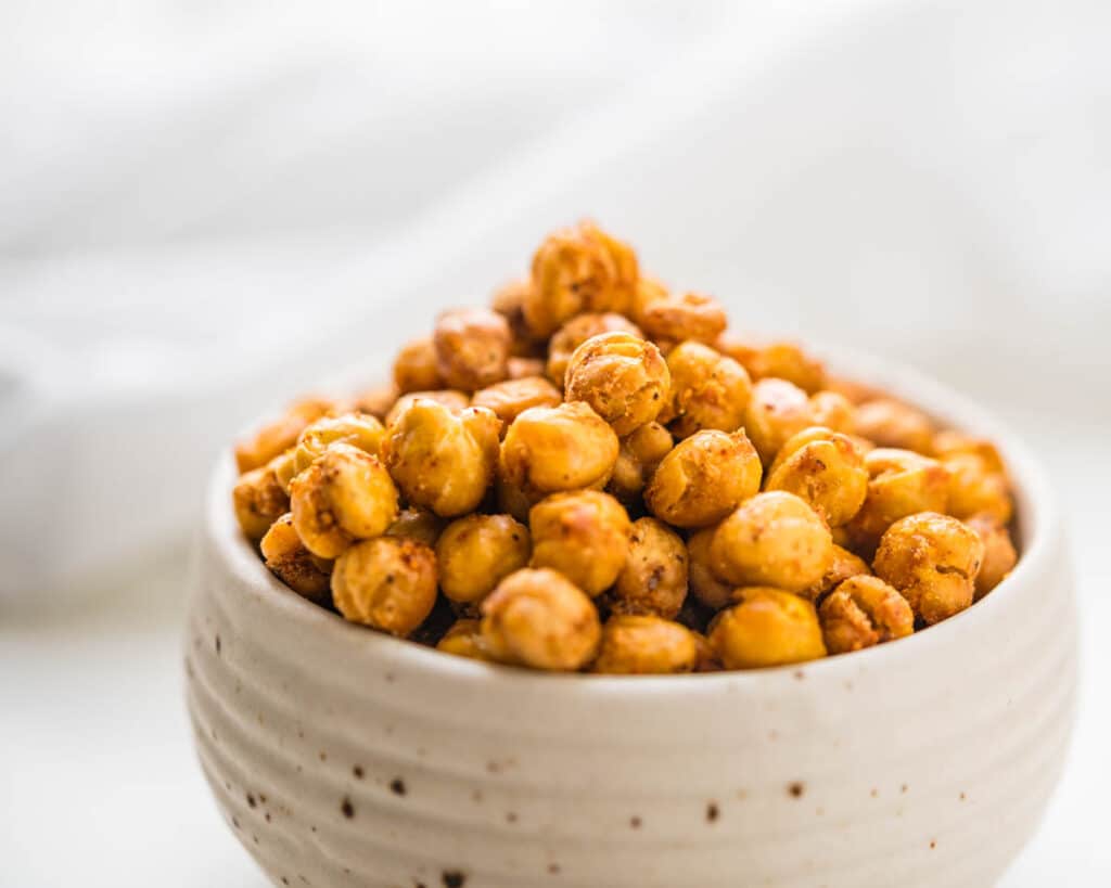 Oven-Roasted Chick Peas - Garlic & Zest