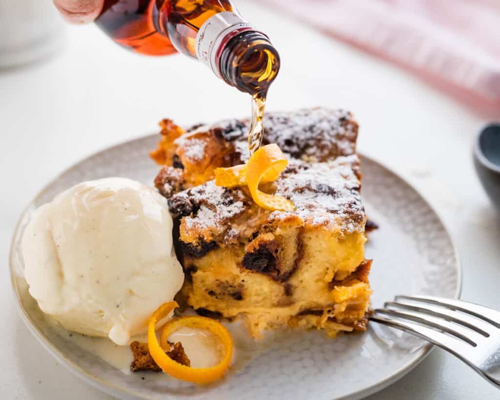 Bread Pudding from Panettone - Garlic & Zest